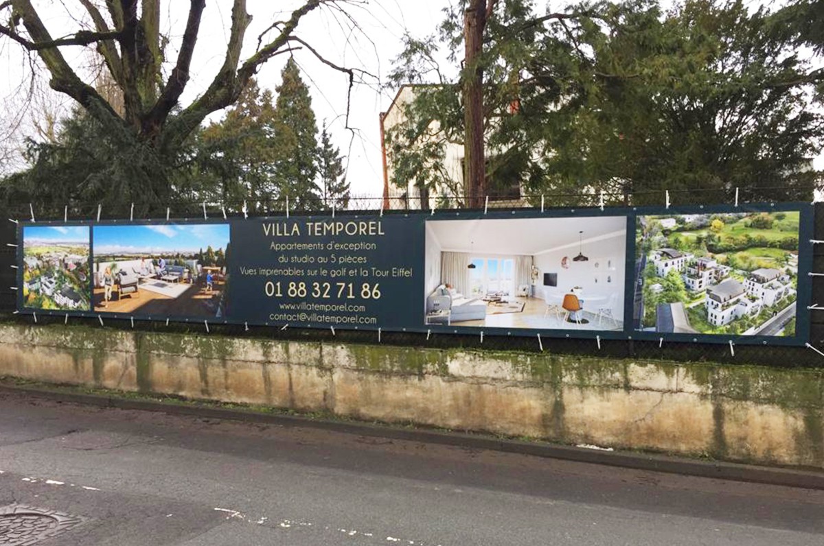 Banderole Publicitaire ? Mur d?images : Bâche Publicitaire en ligne ...