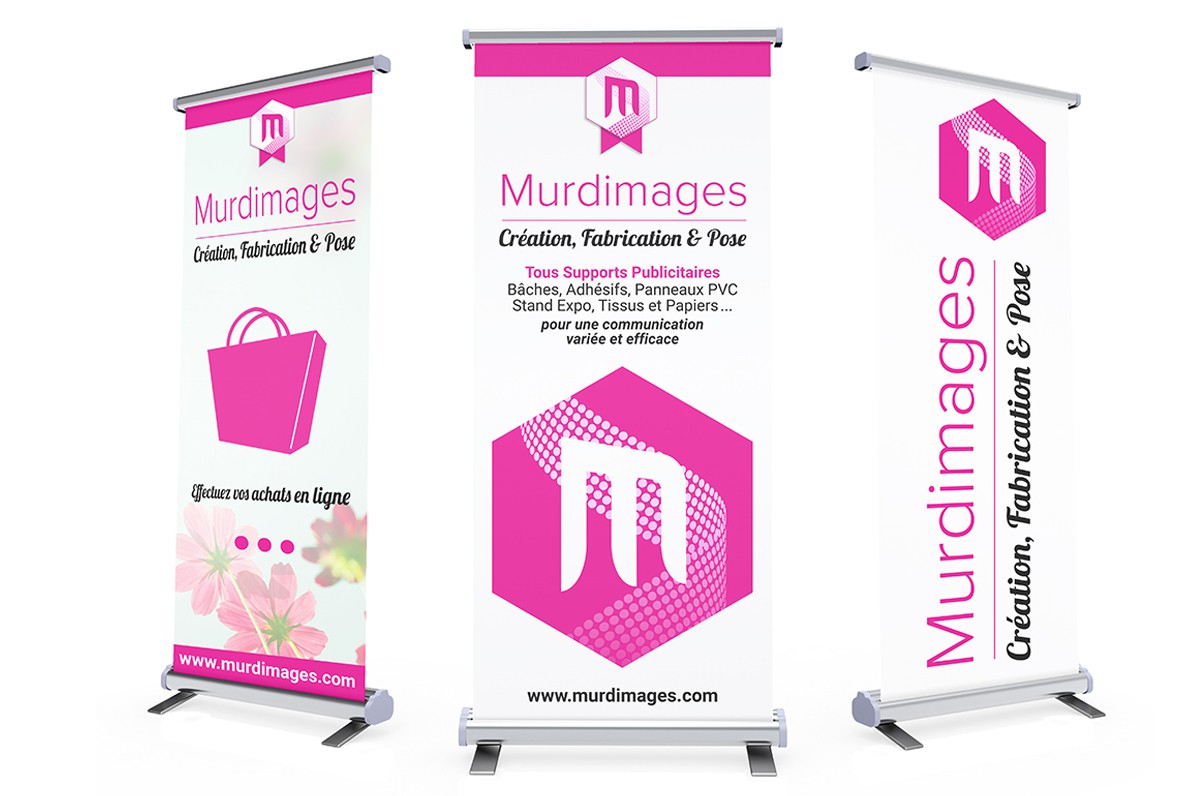 Roll Up ? Mur d?images : Kakemono Publicitaire en ligne - Mur d'Images